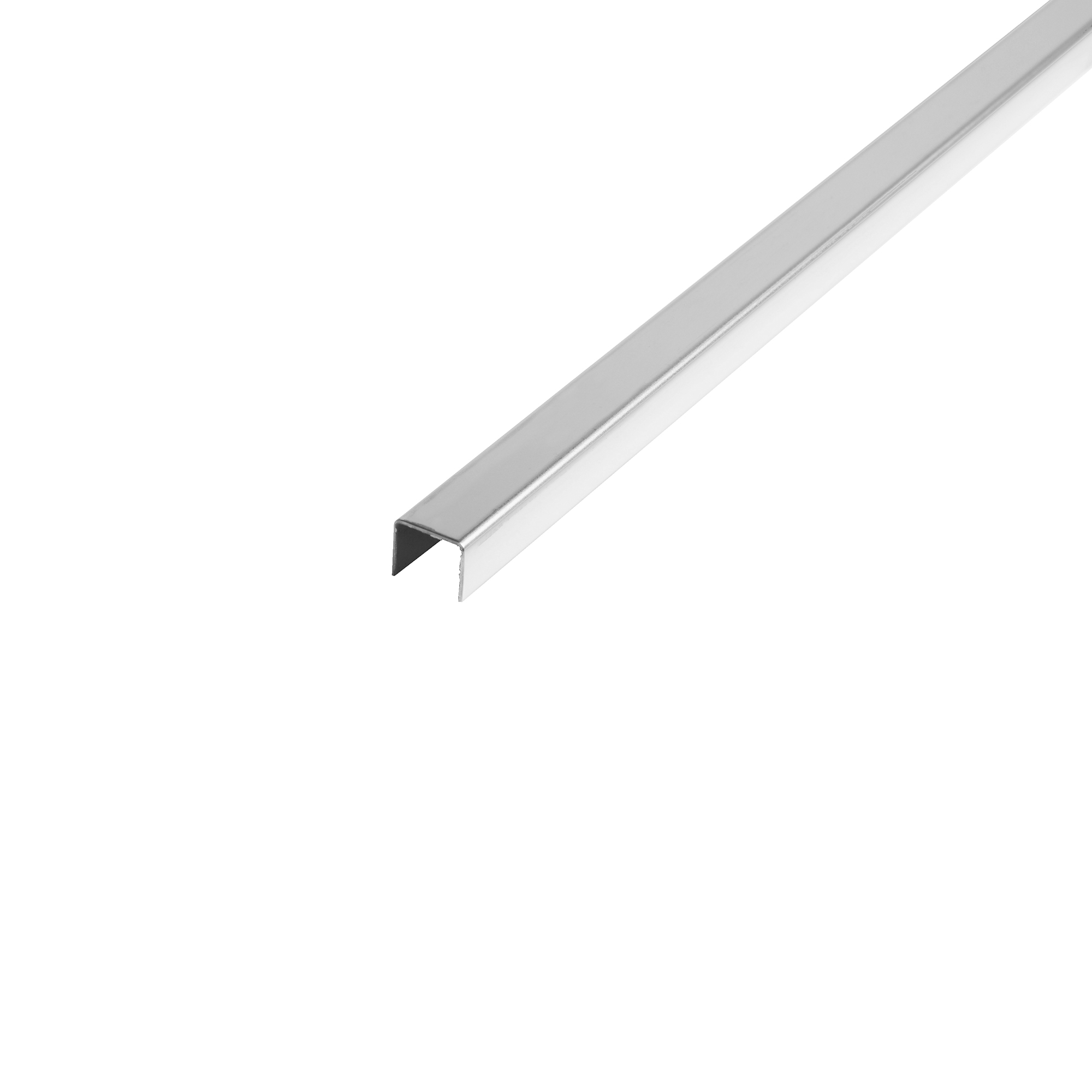 Anodised Aluminium Polished Silver Listello 2.5m - OCOS - Our ...